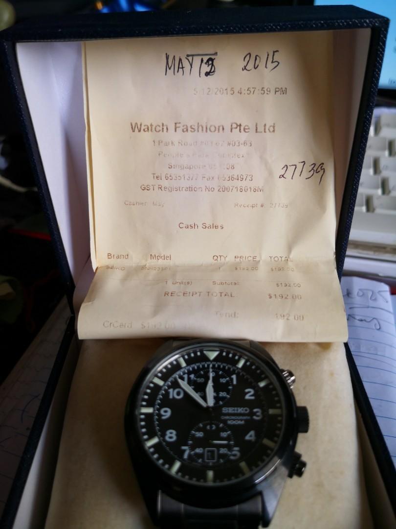 Seiko Chronograph SNN233P1, Men's Fashion, Watches & Accessories, Watches on Carousell