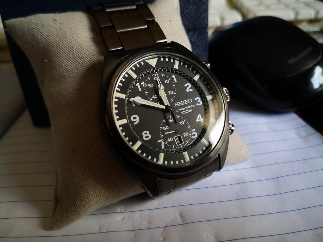 Seiko Chronograph SNN233P1, Men's Fashion, Watches & Accessories, Watches on Carousell
