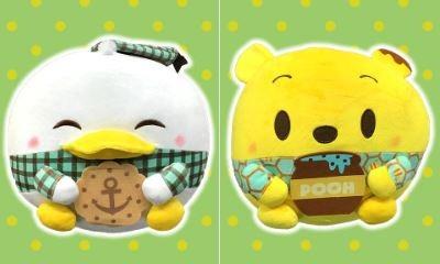 [SET] Disney Round Plushie (Winnie the Pooh & Donald Duck), Hobbies ...