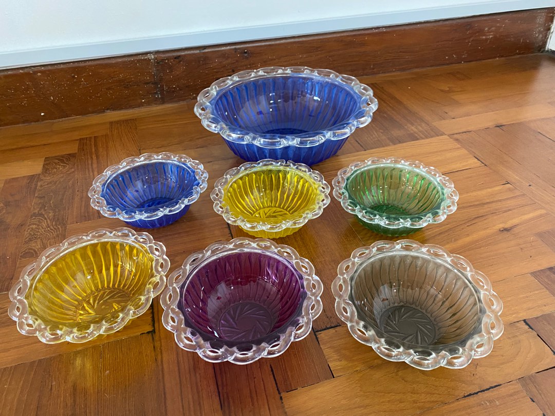 Set of retro bowls, Furniture & Home Living, Kitchenware & Tableware ...