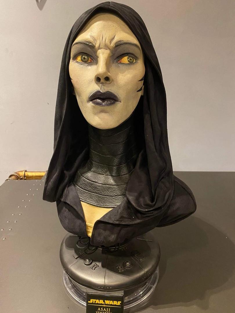 Rare Sideshow Star Wars Asajj Ventress Life Size Bust Paint Variant 1 ...