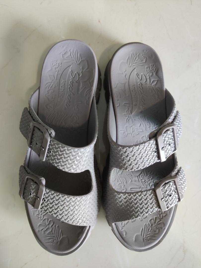 Skechers Women Foamies Arch Fit Footsteps Sandals - 111378-DKTP, Women ...