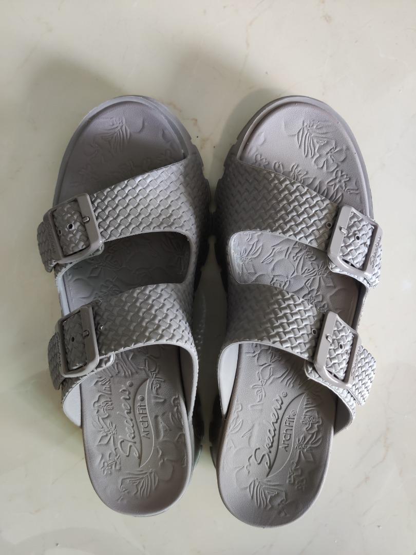 Skechers Women Foamies Arch Fit Footsteps Sandals - 111378-DKTP, Women ...