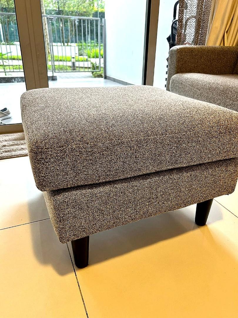 Sofa and ottoman set, Furniture & Home Living, Furniture, Sofas on ...