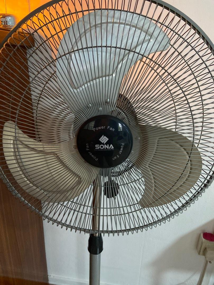 SONA Heavy Duty Standing Fan, Furniture & Home Living, Lighting & Fans ...