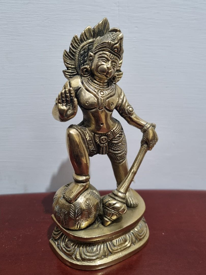 Sri Jeya Veera Hanuman Statue (Heavy duty bronze), Hobbies & Toys ...