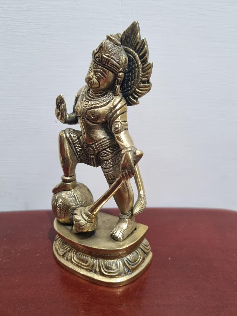 Sri Hanuman Statue (Heavy duty bronze), Hobbies & Toys, Memorabilia ...