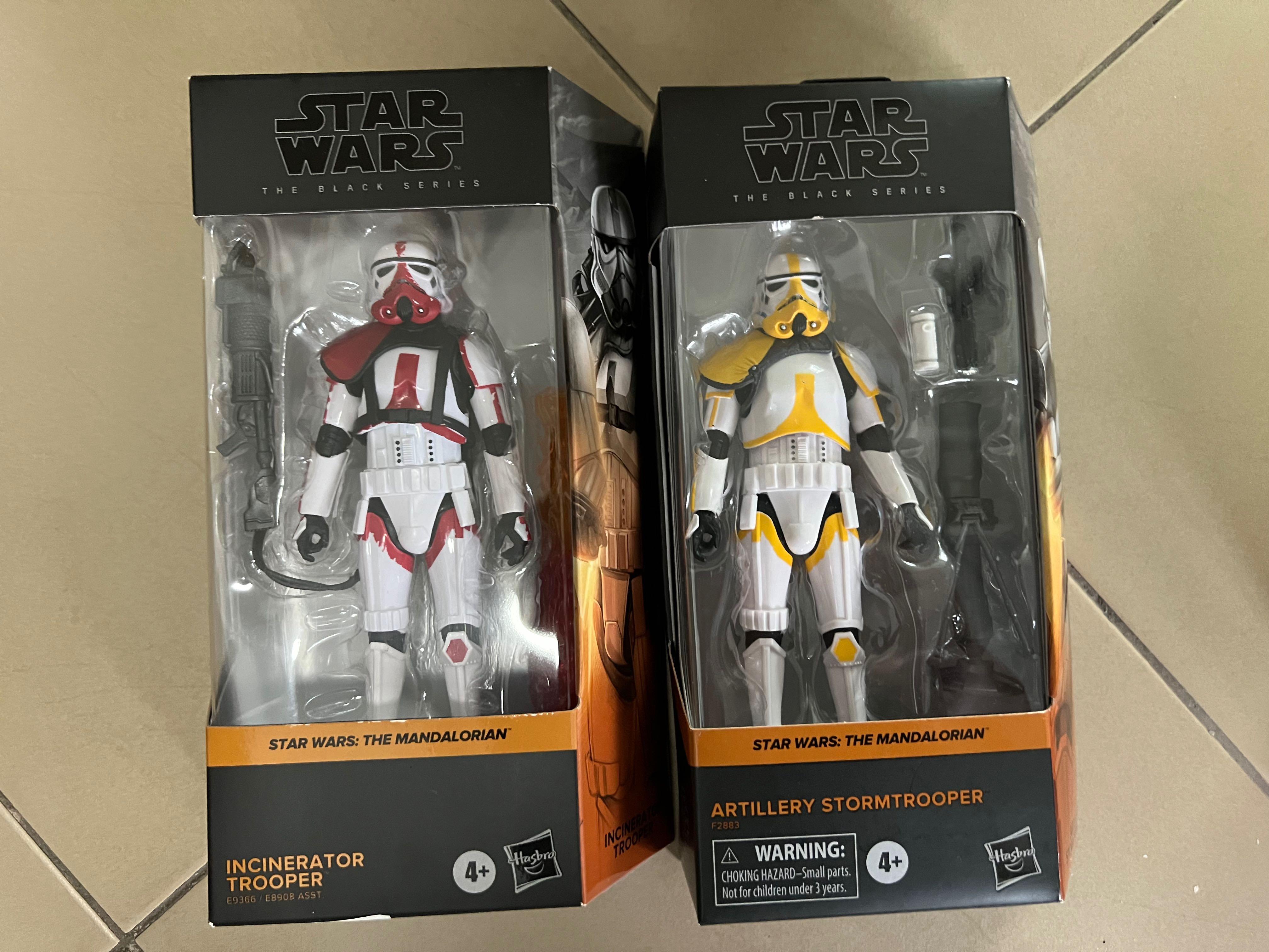 Star Wars black series incinerator trooper and Artillery stone trooper ...