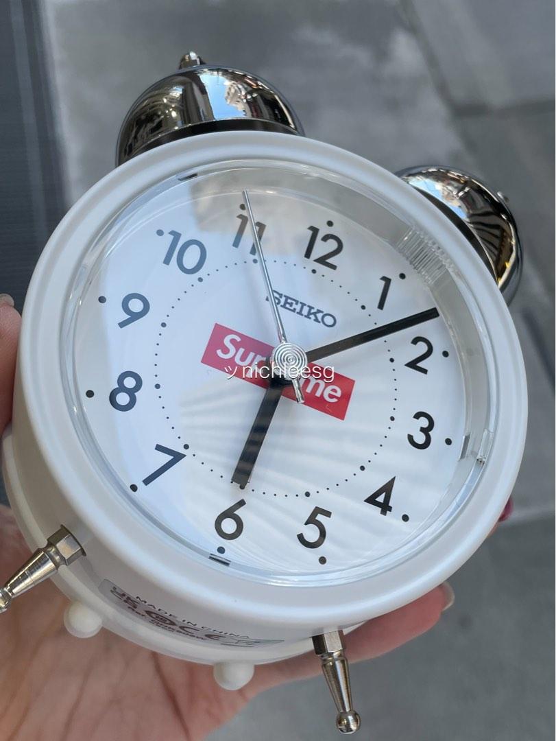 SUPREME SEIKO ALARM CLOCK, Furniture & Home Living, Home Decor, Clocks ...