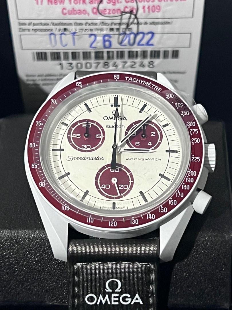 Swatch x Omega Mission to Pluto, Luxury, Watches on Carousell