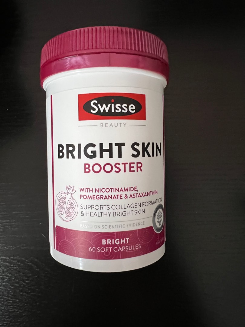 Swisse Bright Skin Booster, Health & Nutrition, Health Supplements ...