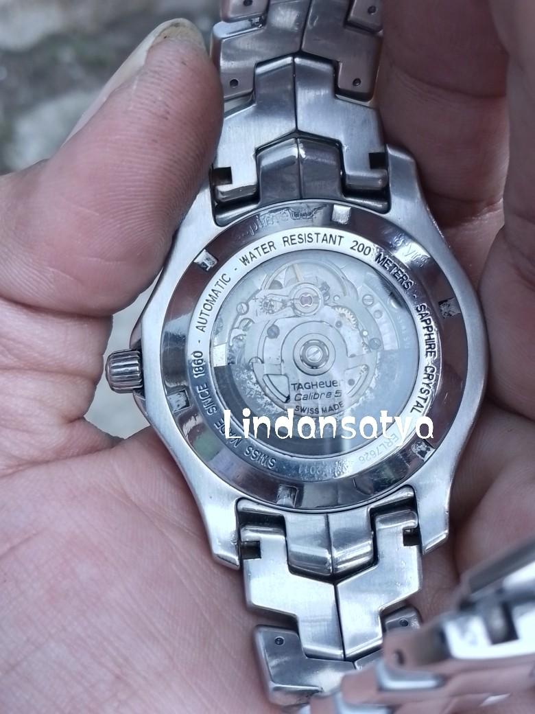 TAG HEUER LINK CALIBRE 5 AUTOMATIC ORIGINAL SWISS, Barang Mewah, Jam ...