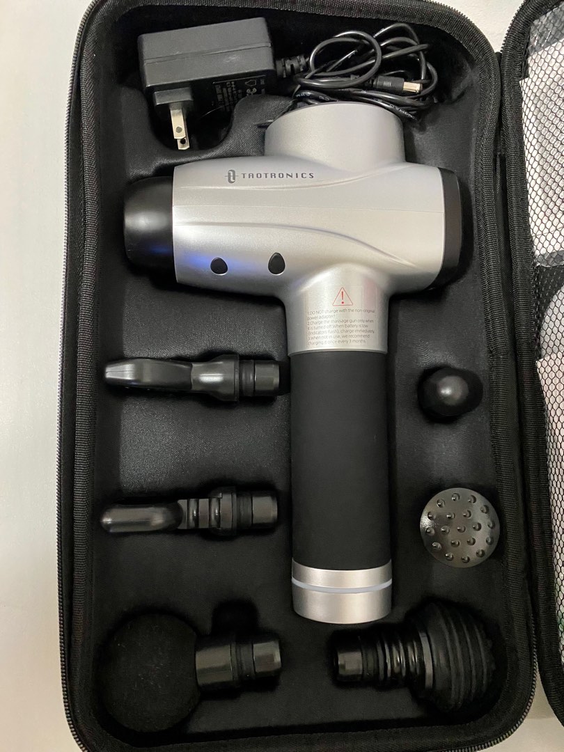 Taotronics Massage Gun Deep Tissue Massager, Health & Nutrition ...