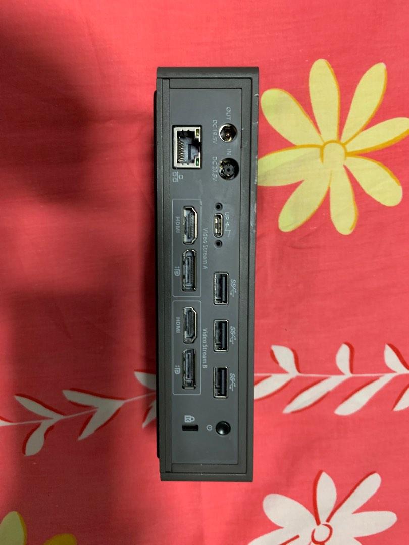 TARGUS DOCK190 USB C DOCKING WITH 150W Adapter （back charge laptop 100w ...