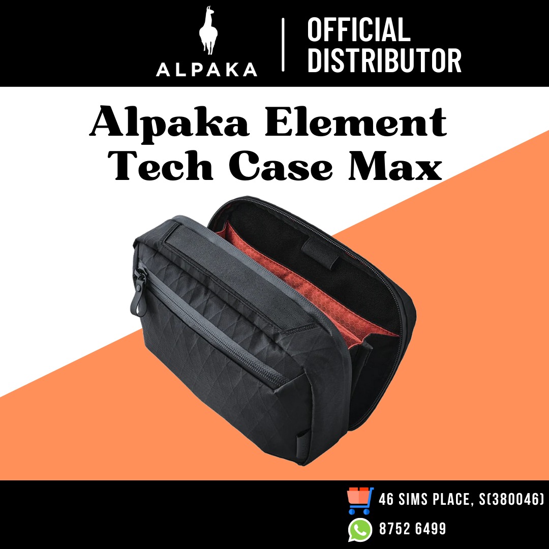 Tech Case Max 4.8L Pouch Bag by ALPAKA Element For Headphones & iPad Mini 6, Men's Fashion, Bags ...