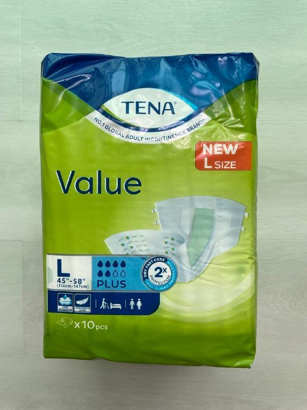TENA Value Adult Diapers (Available in L size only) [1 CARTON], Beauty & Personal Care, Sanitary ...