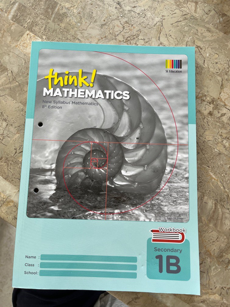 Think mathematics sec 1 maths workbook 1B only, Hobbies & Toys, Books & Magazines, Textbooks on ...