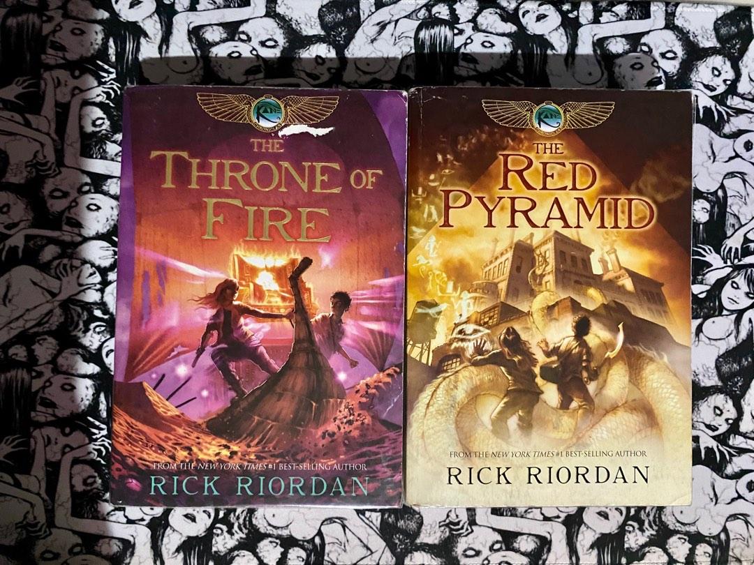 Throne of Fire and The Red Pyramid by Rick Riordan, Hobbies & Toys ...