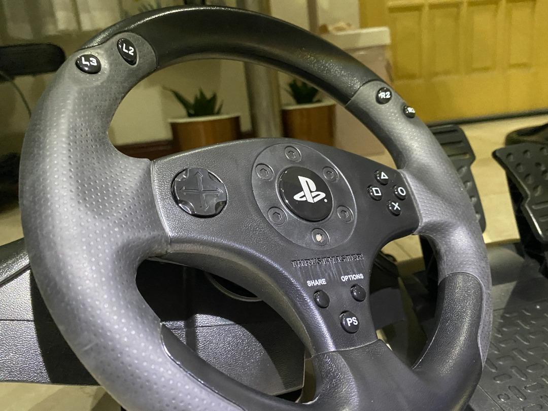 Thrustmaster T80 Steering Wheel PS3/PS4 Racing Simulator, Video Gaming ...