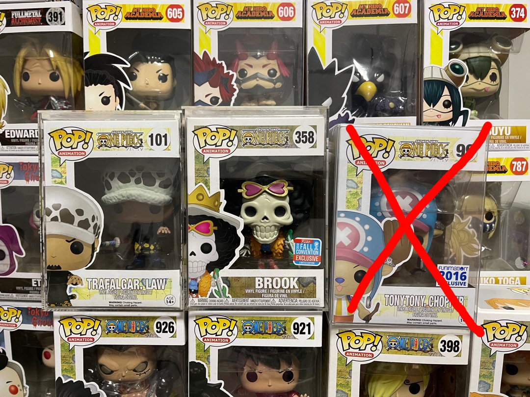 Trafalgar Law / Brook (Shared Con) / Tony Tony Chopper (Flocked ...