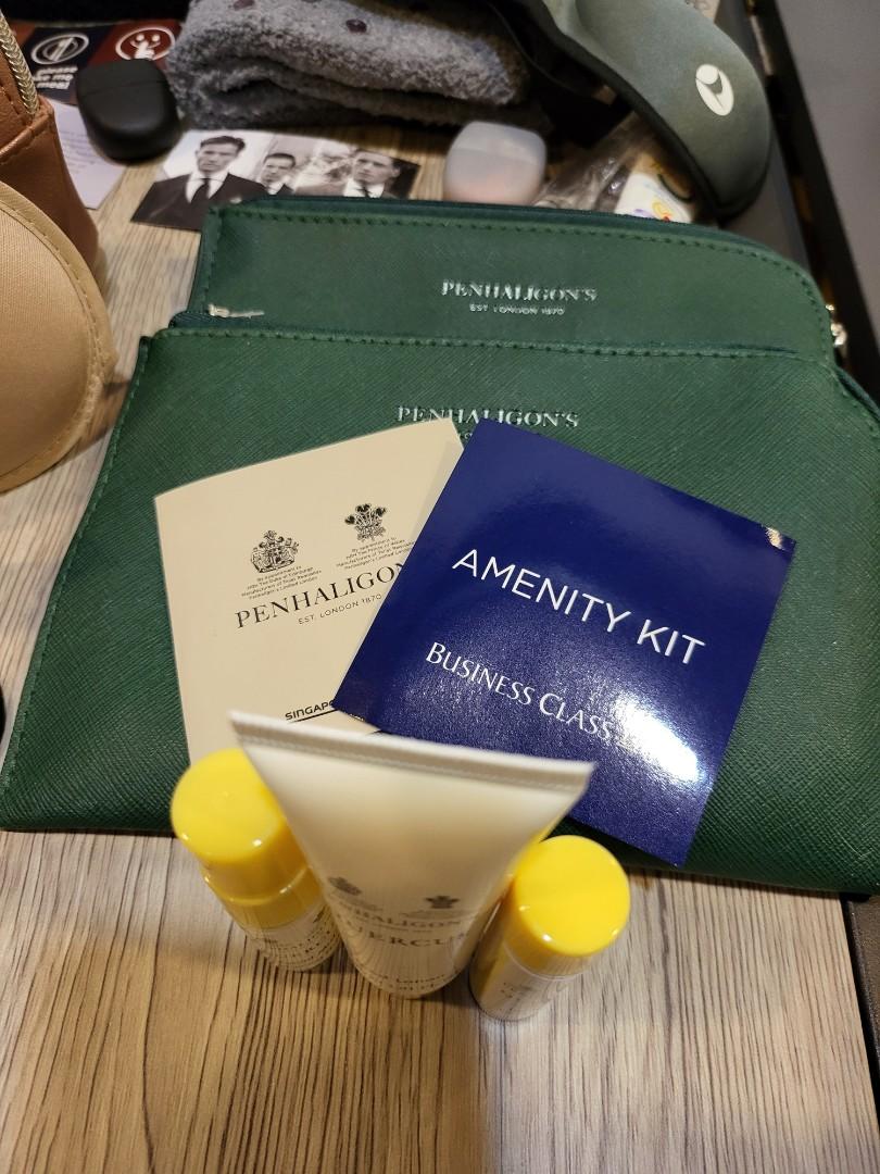 Travel Business Class SQ TK Amenity Kit, Hobbies & Toys, Travel, Travel Essentials & Accessories ...