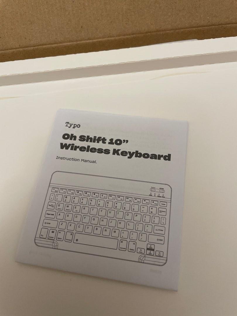 TYPO OH SHIFT 10” Wireless Keyboard, Computers & Tech, Parts ...