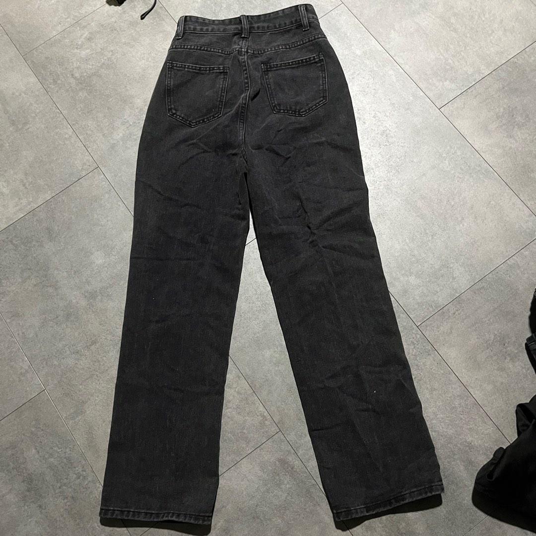 ulzzang black jeans, Women's Fashion, Bottoms, Jeans & Leggings on ...
