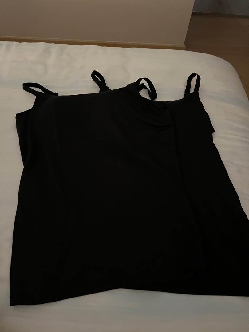 Uniqlo Airism Spghetti Strap, Women's Fashion, Tops, Sleeveless on ...