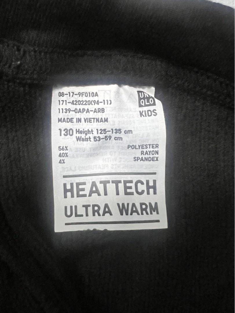 Uniqlo Ultra Warm Heatech - kids, Babies & Kids, Babies & Kids Fashion ...