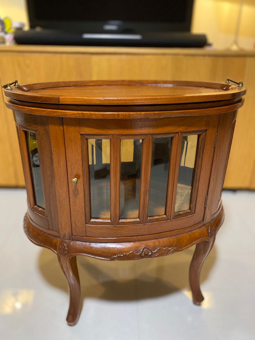 Victorian Mini Bar (Drink Cabinet), Furniture & Home Living, Furniture ...