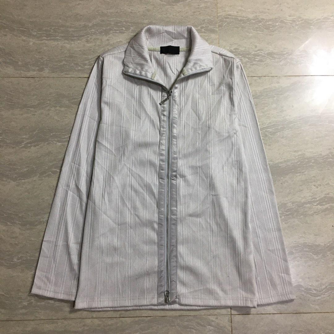 Vintage 90s Atelier Sab Mens Pleated Zip-Up jacket, Men's Fashion, Tops ...