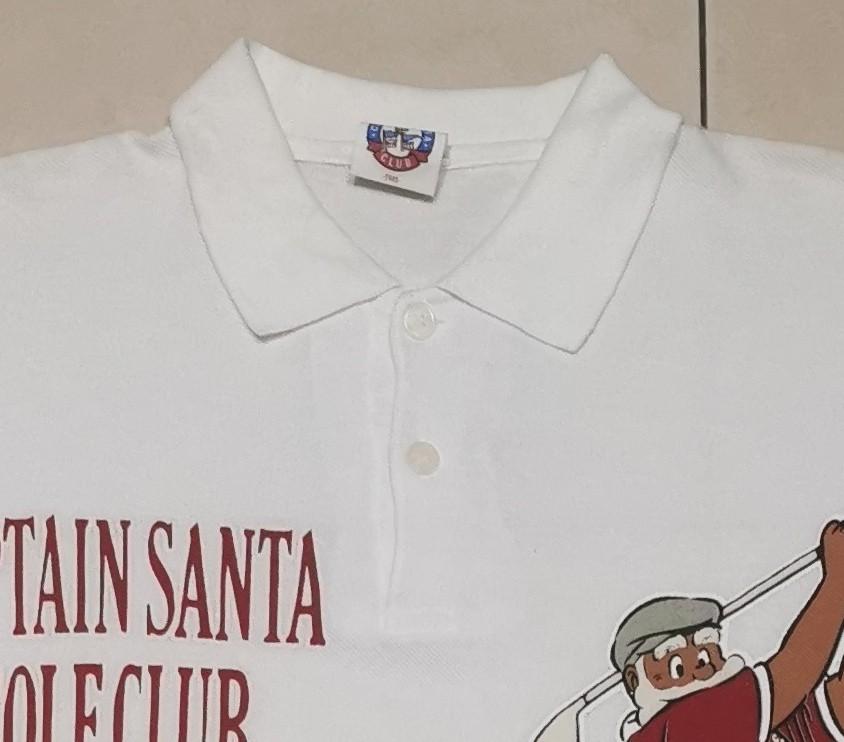 Vintage Captain Santa Polo Shirt, Men's Fashion, Tops & Sets, Tshirts ...