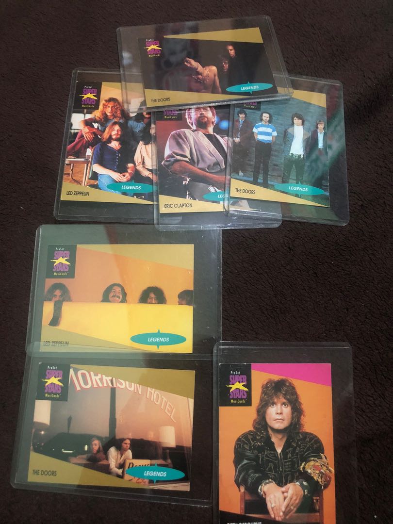 Vintage Rock and roll legends collectible cards 50 pesos each, Hobbies ...