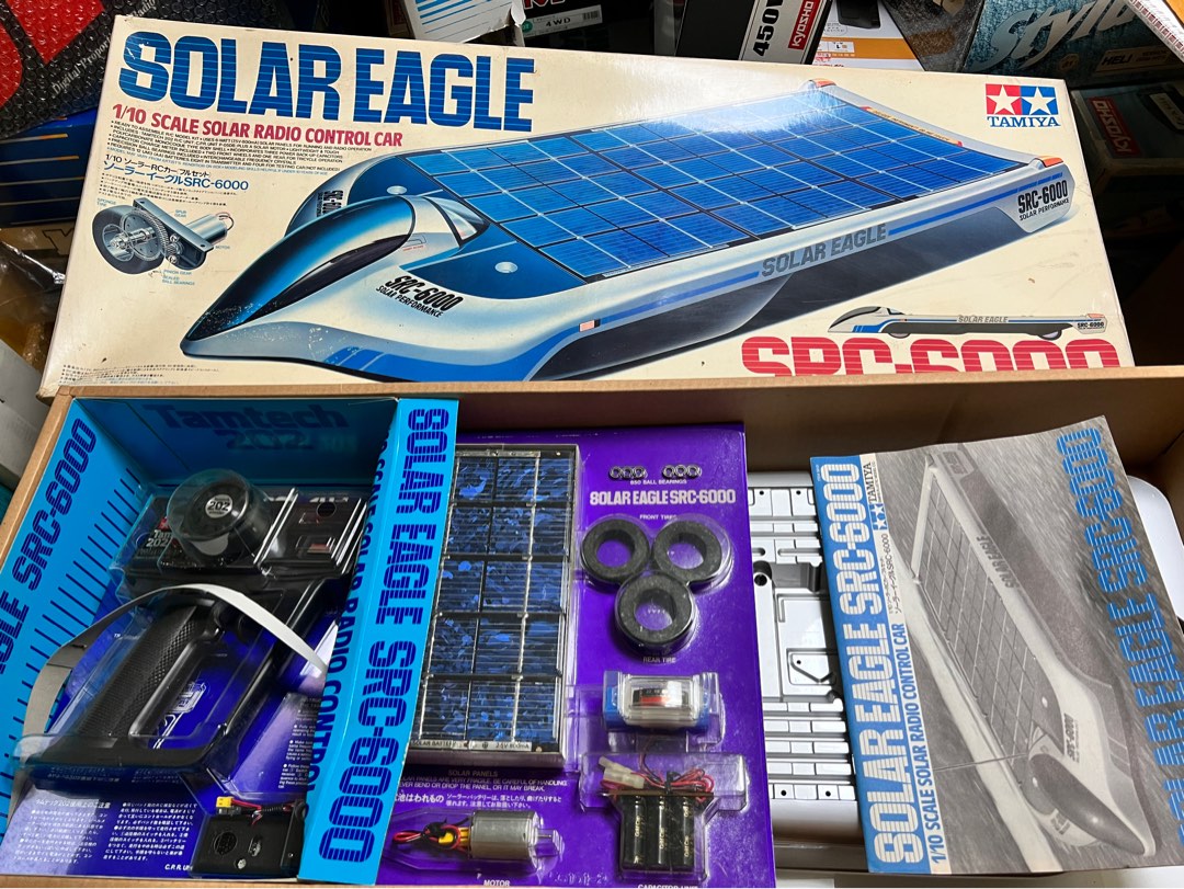 Vintage Tamiya 1/10 Solar Power RC Car - Solar Eagle SRC 6000. Kit no ...