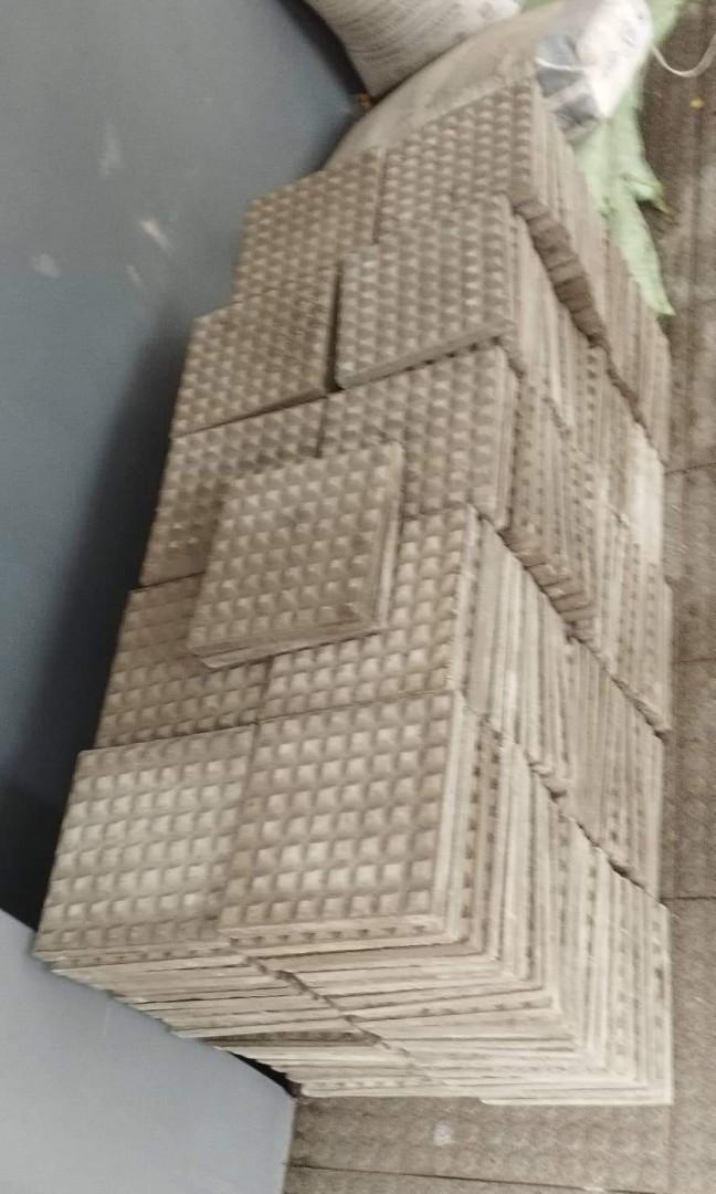 Waffle tiles 8x8 inches gray, Commercial & Industrial, Construction ...