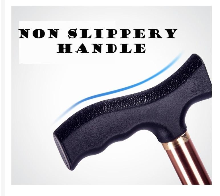 High quality Walking Stick Quad Cane Narrow Base adjustable level Anti ...