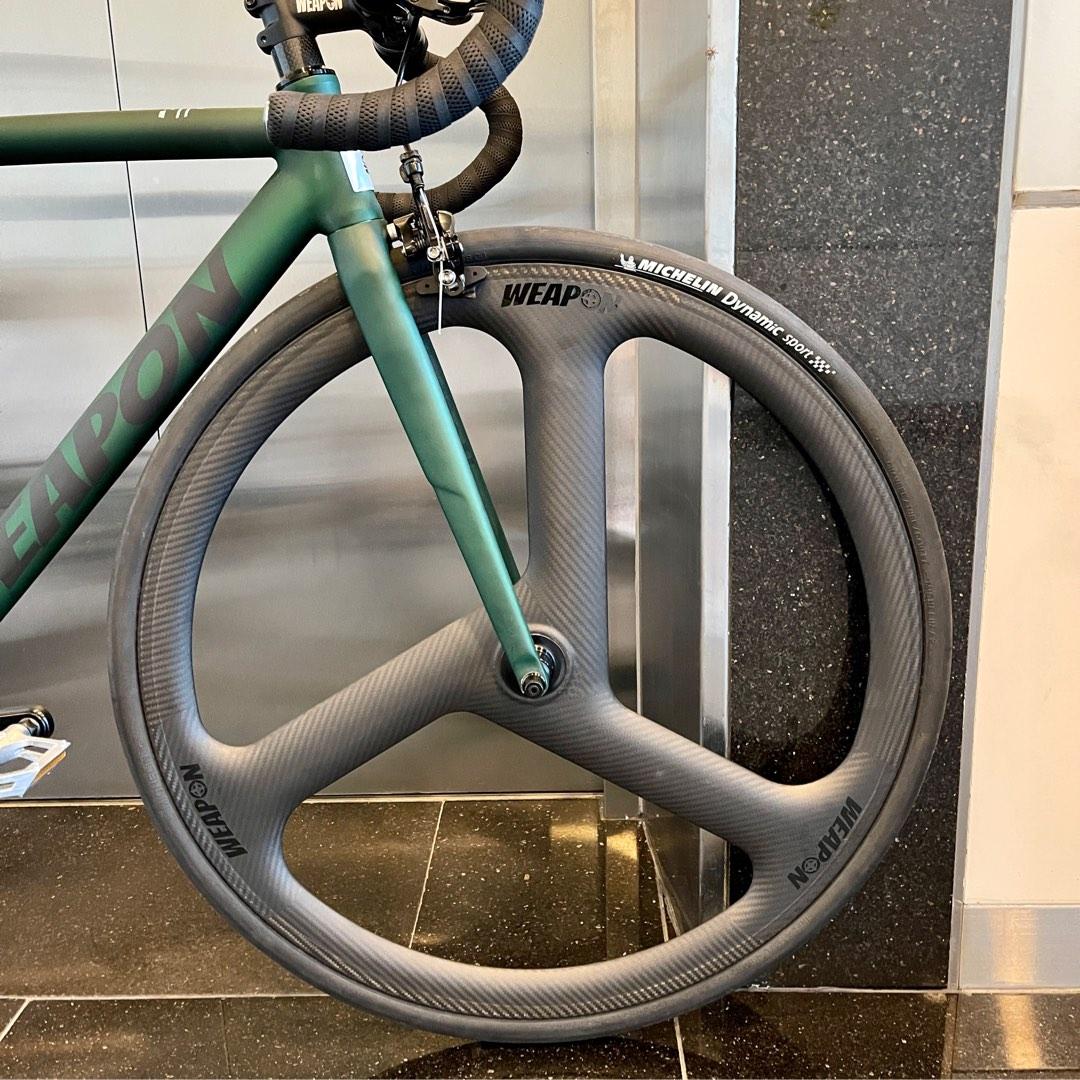 Weapon fixie bike/fixed gear bike/brand new/frame set ($450) complete ...