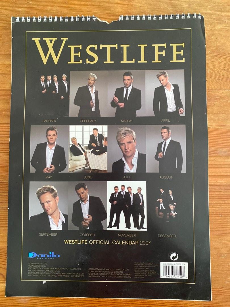 Westlife in HK 3R photos and old calendars (2011, 2009, 2007) , 興趣及遊戲 ...