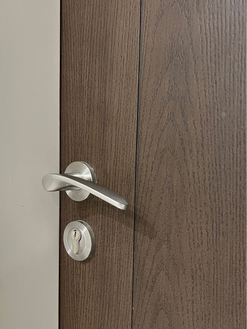 Wooden door lock set, Furniture & Home Living, Security & Locks, Locks ...