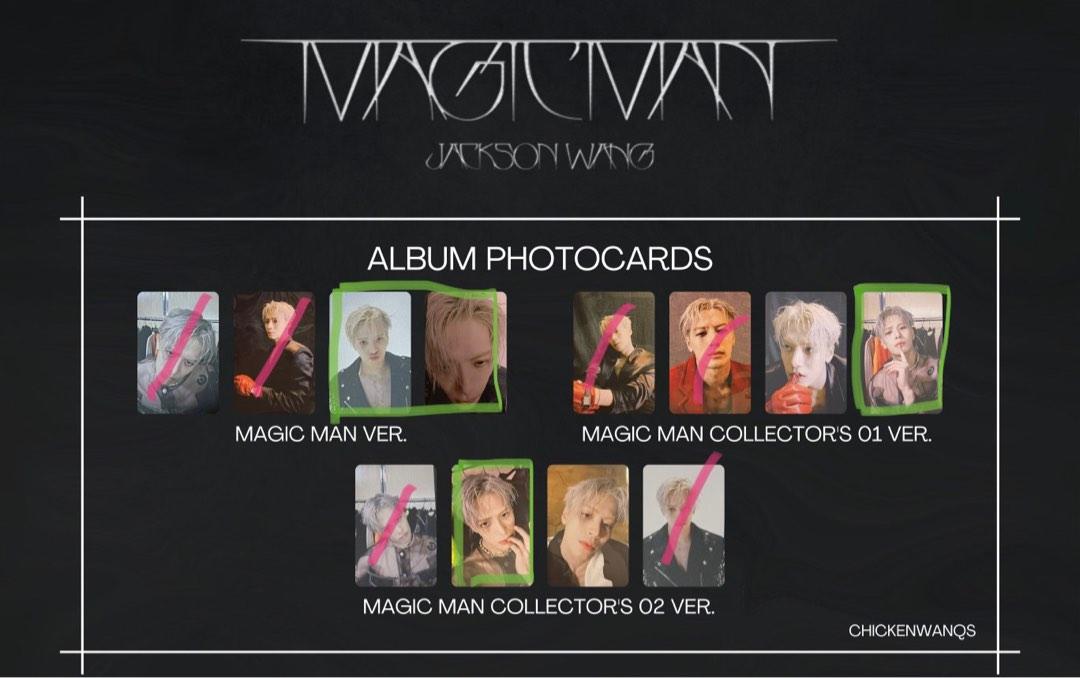 WTT got7 Jackson Wang magic man album pc, Hobbies & Toys, Memorabilia ...