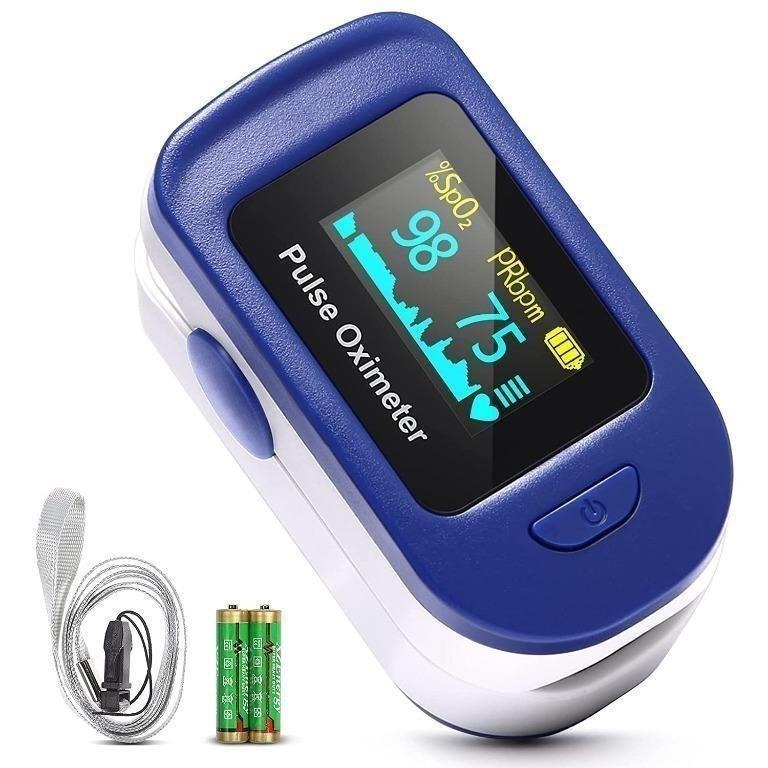 X5083 Blood Oxygen Saturation Monitor Blue Pulse Oximeter, Spo2 ...