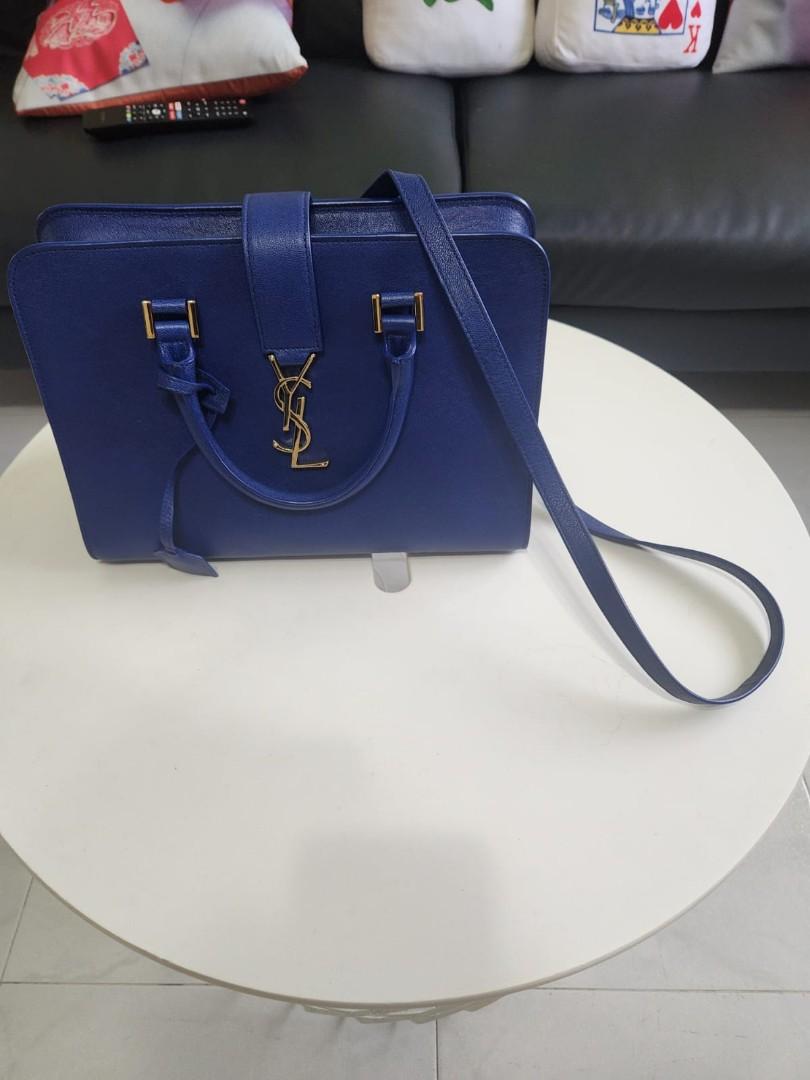 YSL Blue colour Shoulder bag, Luxury, Bags & Wallets on Carousell