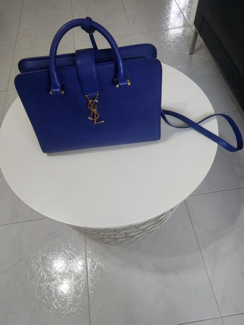 YSL Blue colour Shoulder bag, Luxury, Bags & Wallets on Carousell