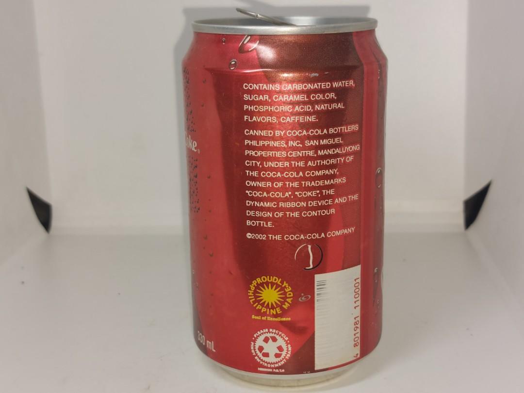 2002 Coca Cola Coke Regular Red Iconic Ribbon Design Collectible ...