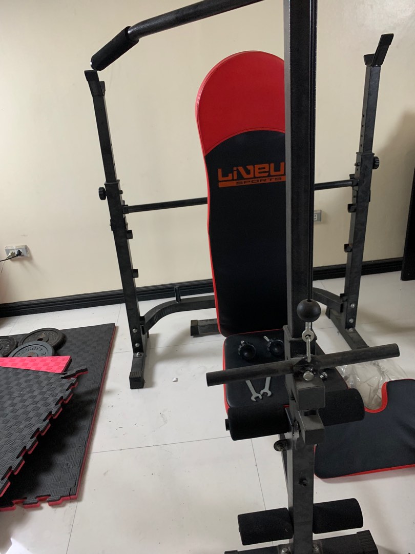 7-in-1 WEIGHT BENCH LIVEUP LS-711, Sports Equipment, Other Sports ...
