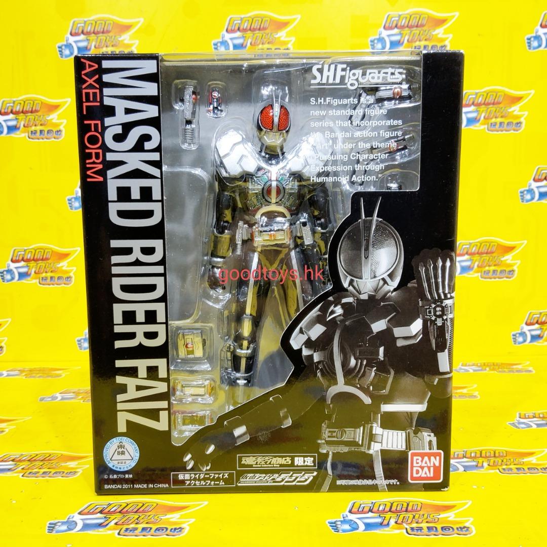 全新未開封 BANDAI 魂商店限定 SHF MASKED RIDER FAIZ AXEL FORM, 興趣及遊戲, 玩具 & 遊戲類 ...