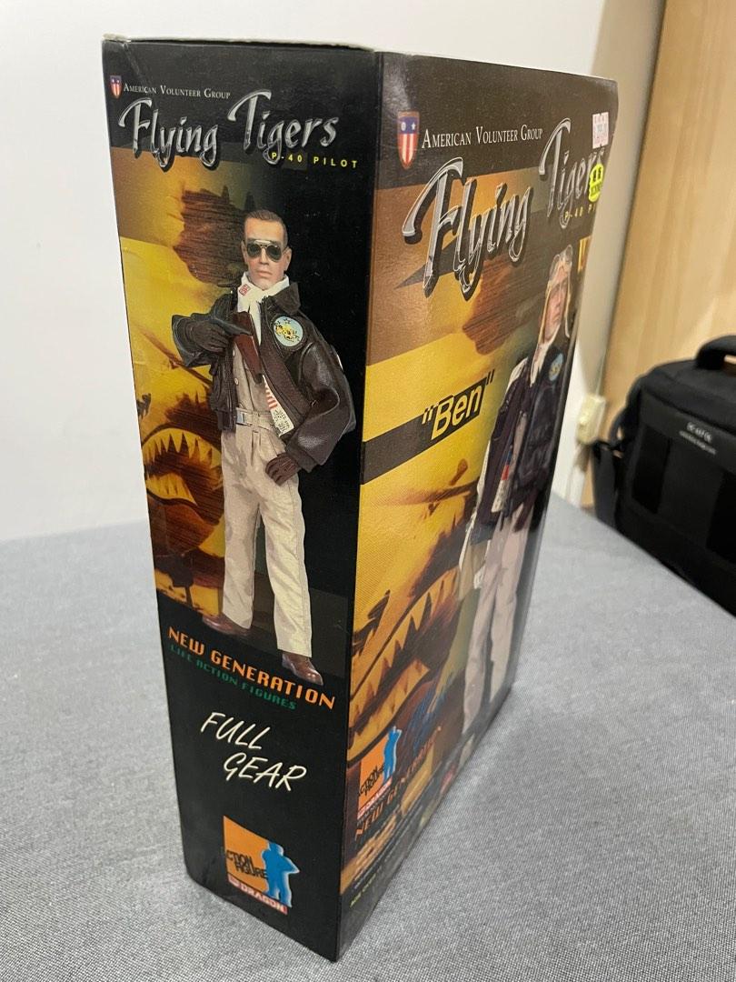 全新已絕版 Dragon Action Figure Flying Tiger WWII P-40 Pilot, 興趣及遊戲, 玩具 & 遊戲 ...