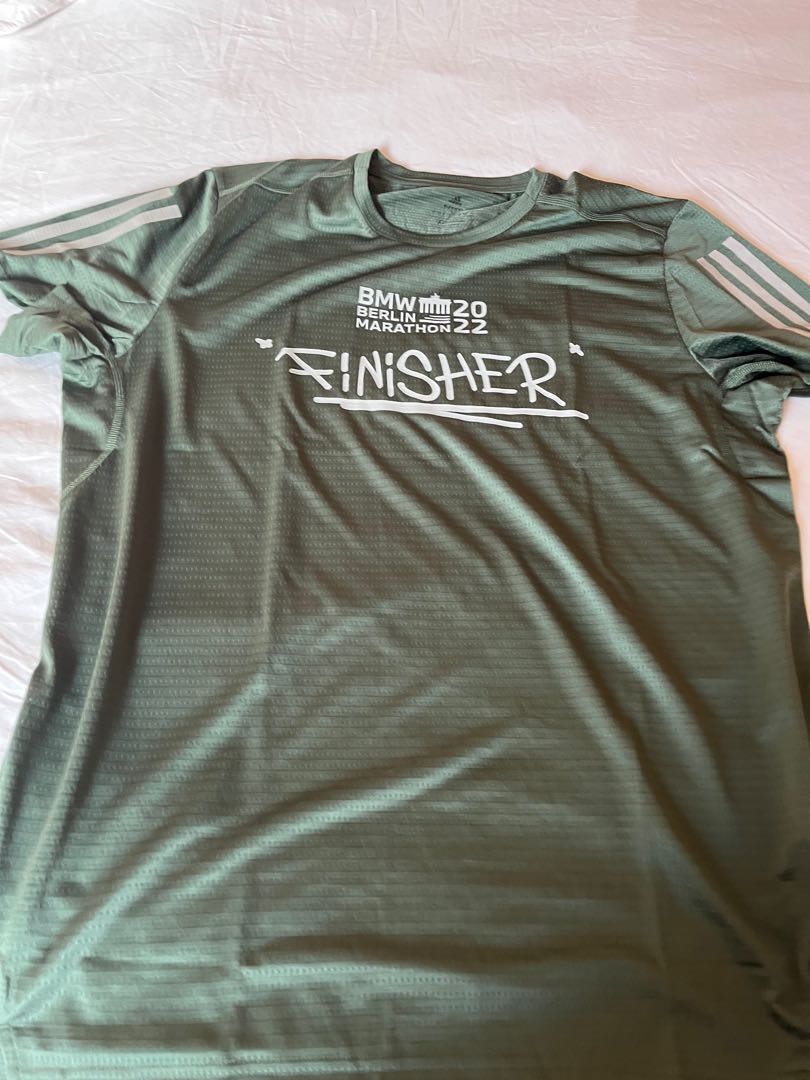Adidas Tee Berlin marathon finisher Tee, Men's Fashion, Activewear on ...