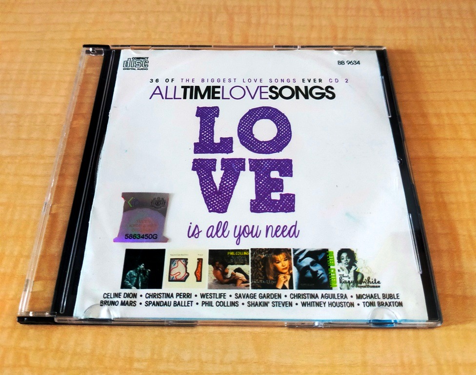 All Time Love Songs Audio CD 36 Biggest Love Songs Ever Celine Dion ...