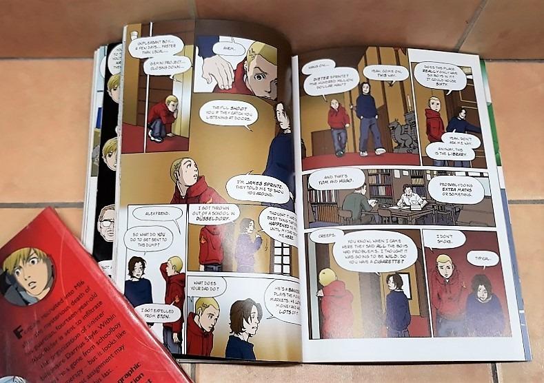 Anthony Horowitz's ALEX RIDER "Point Blanc" & "Stormbreaker" Graphic ...